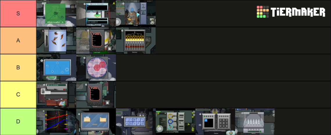 Among us Task Tier List (Community Rankings) - TierMaker
