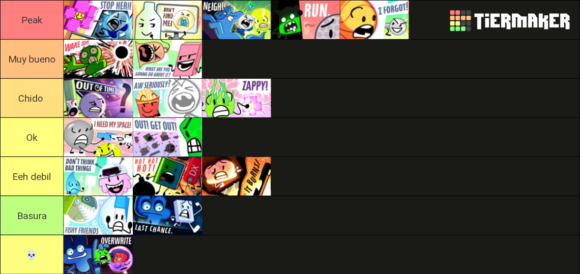 TPOT Episodes [As of TPOT 18] Maker Tier List (Community Rankings) - TierMaker