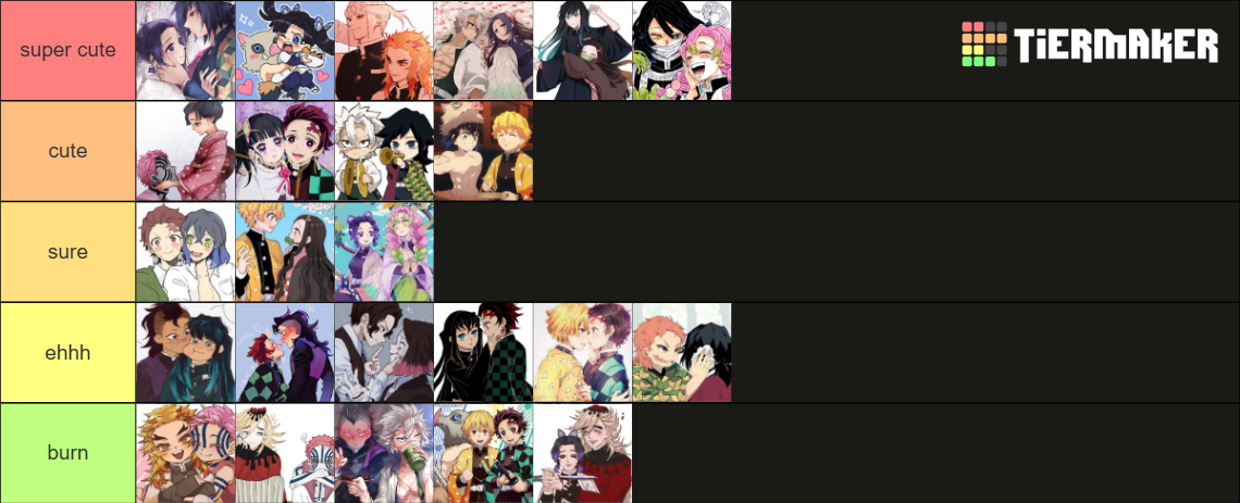 Demon slayer ships Tier List (Community Rankings) - TierMaker