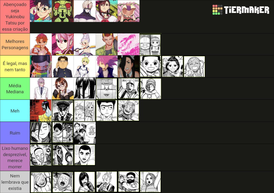 Dandadan Character Ranking Tier List (Community Rankings) - TierMaker