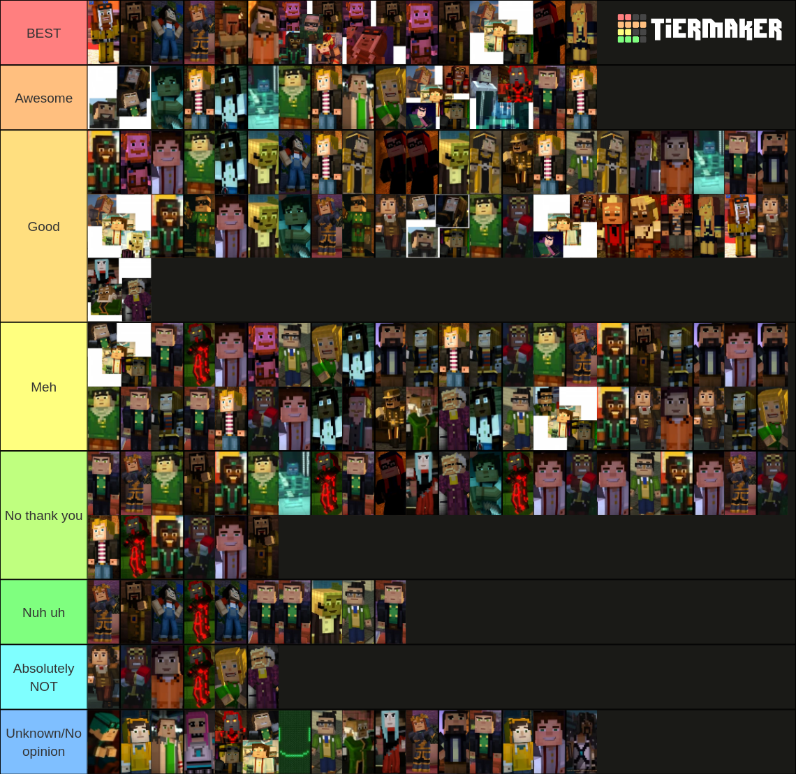 MCSM Ship Tierlist Tier List (Community Rankings) - TierMaker