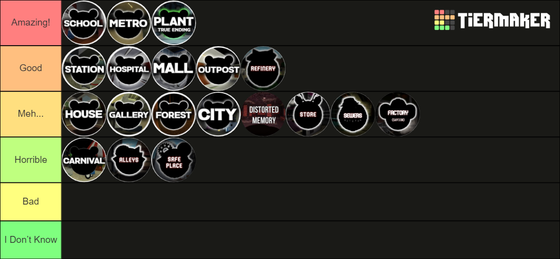 Piggy Chapters (Book 1, Book 2, & Extra Maps) Tier List (Community ...