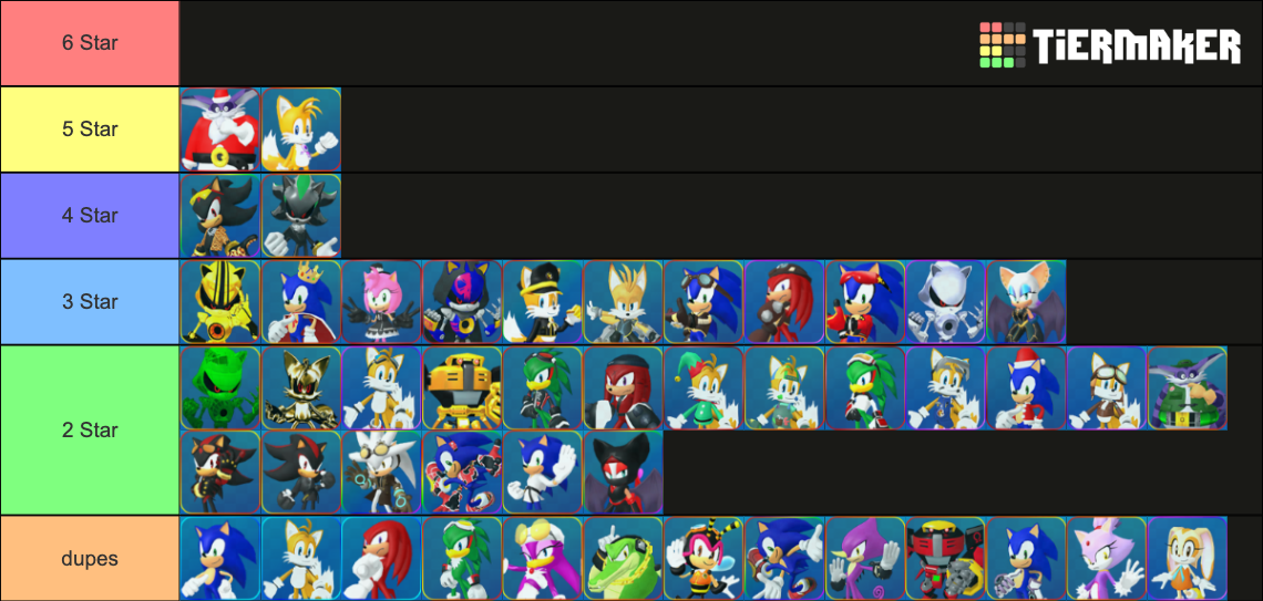 Sonic Speed Sim REBORN-All Skins & Characters! (upd. weekly) Tier List ...