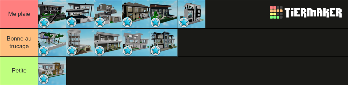 Brookhaven Premium Houses Tier List (Community Rankings) - TierMaker