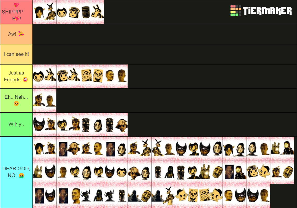 BATIM(+Dark Revival) Ship Tier List (Community Rankings) - TierMaker