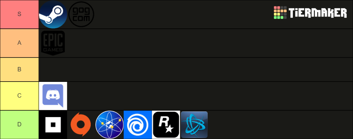 Game Launchers Tier List (Community Rankings) - TierMaker