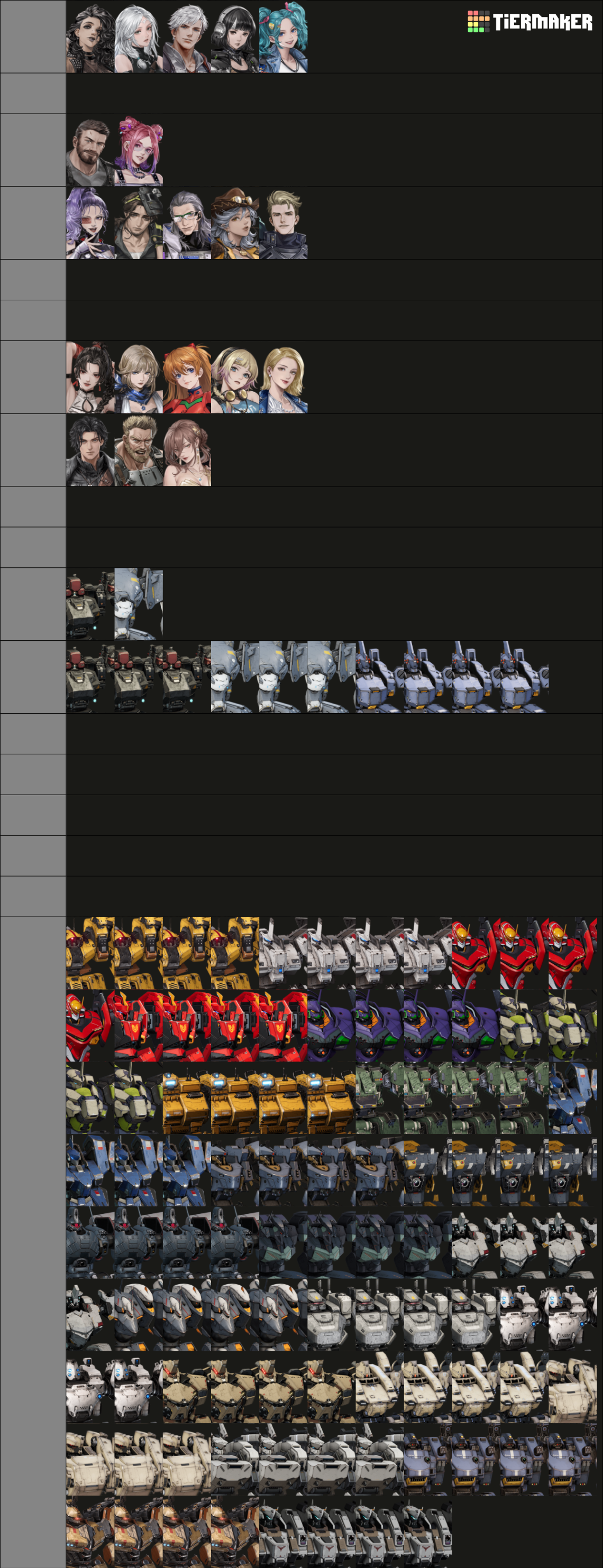 Mecharashi Tier List (Community Rankings) - TierMaker