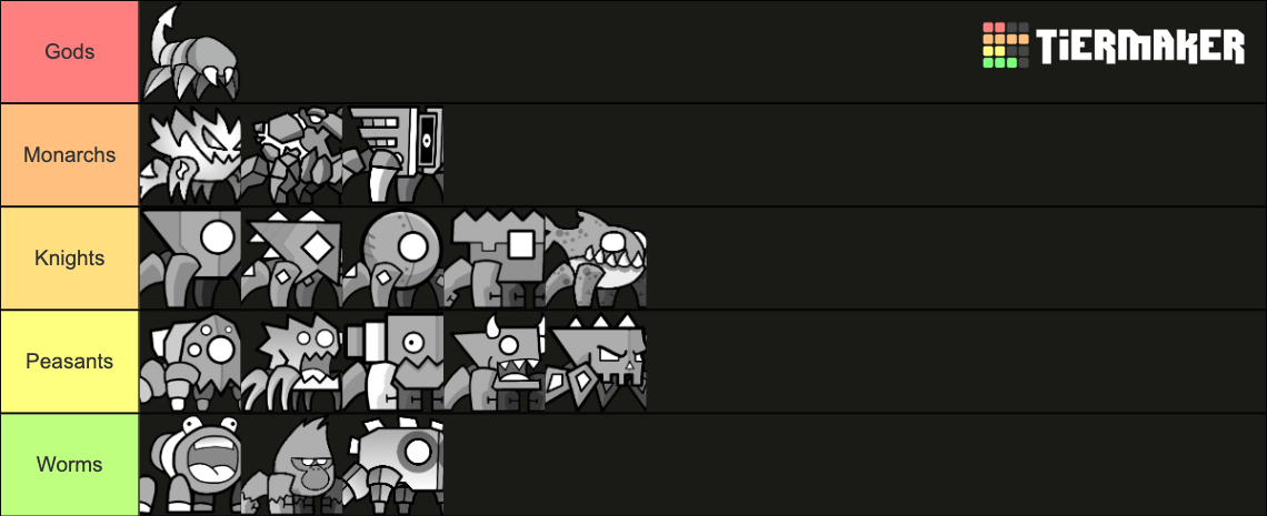 Geometry Dash Spiders Tier List (Community Rankings) - TierMaker