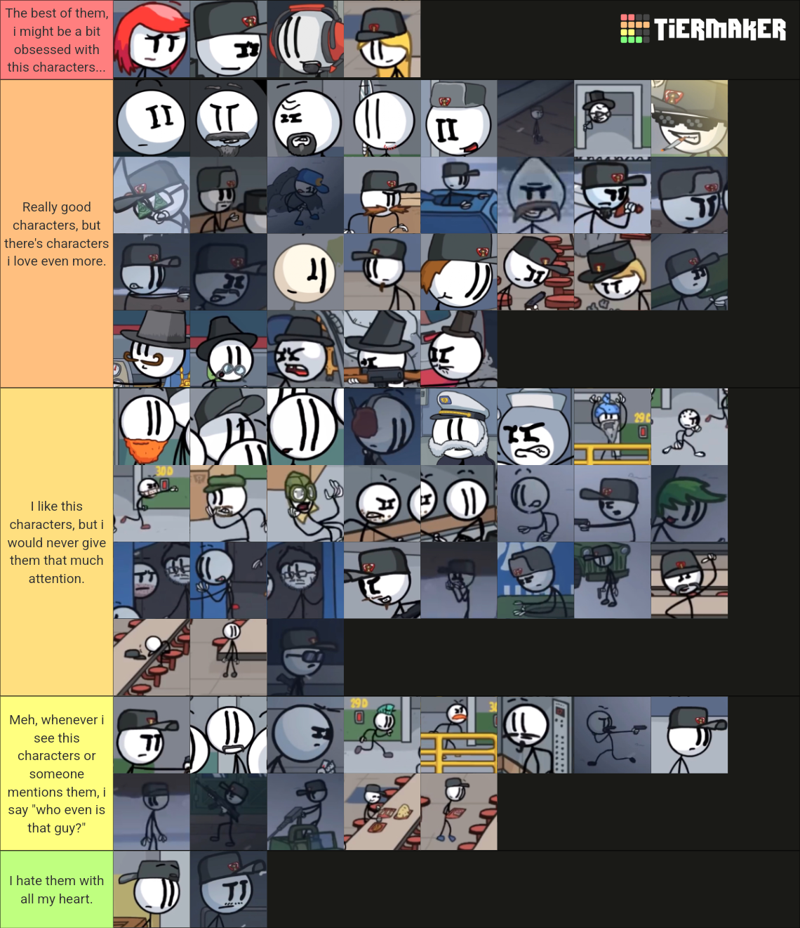 Henry stickmin ftc Tier List (Community Rankings) - TierMaker