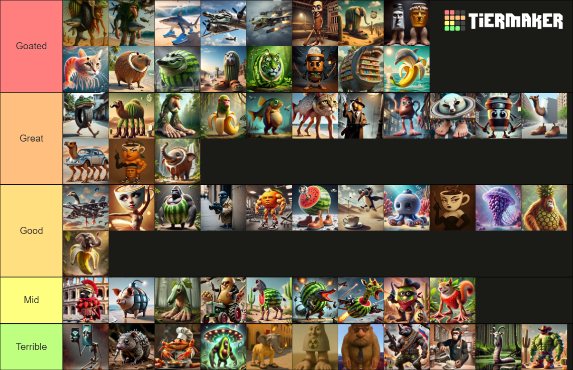 Italian brainrot Tier List (Community Rankings) - TierMaker