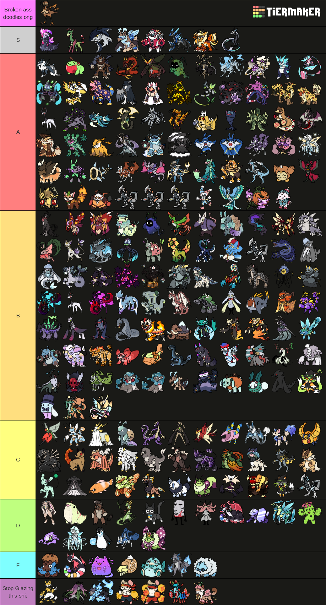 Doodle World Competitive Tierlist (Christmas part 2) Tier List ...