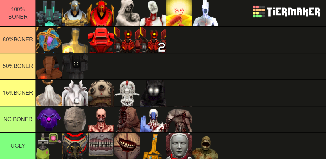 ULTRAKILL Enemies and Bosses Tier List (Community Rankings) - TierMaker
