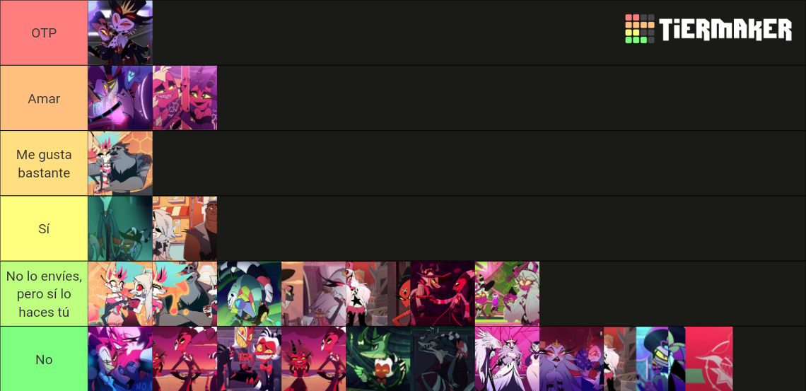 Helluva Boss Ships Ranking (REUPLOAD) Tier List (Community Rankings ...