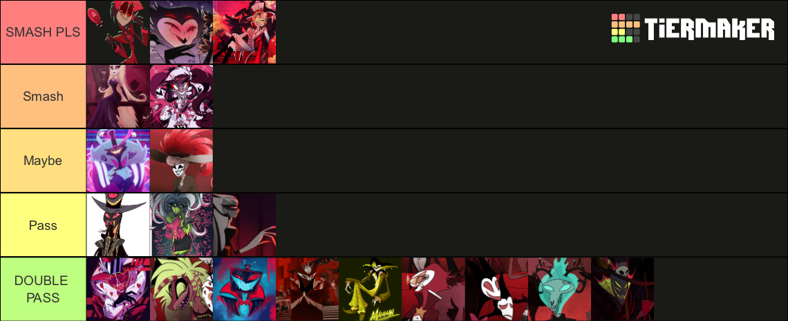 Hazbin Hotel /Helluva Boss Overlords Tier List (Community Rankings ...