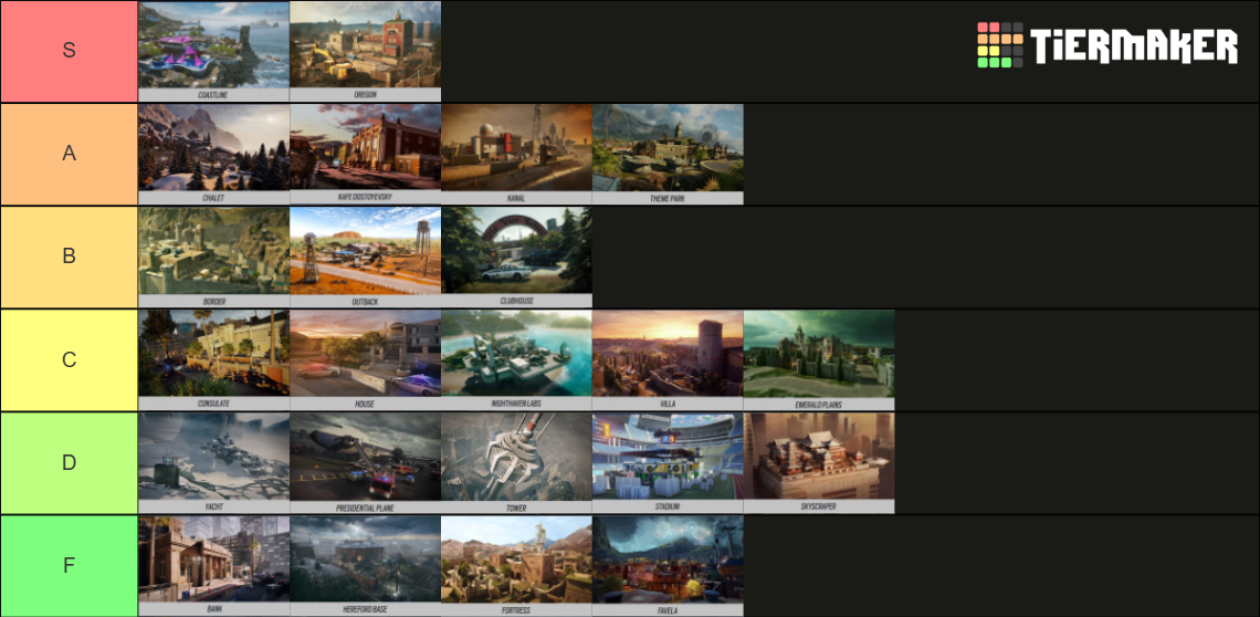 Rainbow Six Siege Maps January 2023 Tier List (Community Rankings ...