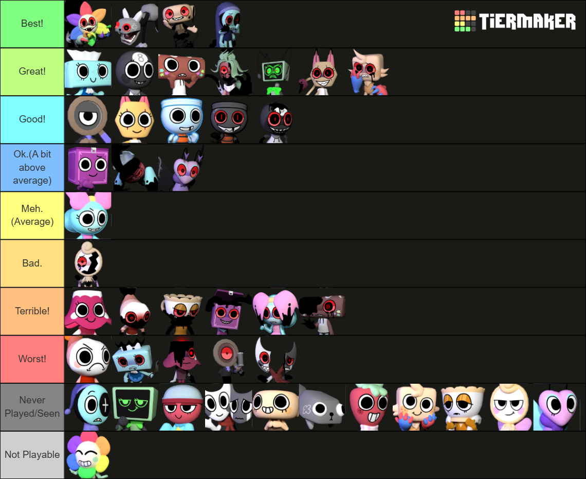 Dandy's World Character Tier List (Community Rankings) - TierMaker