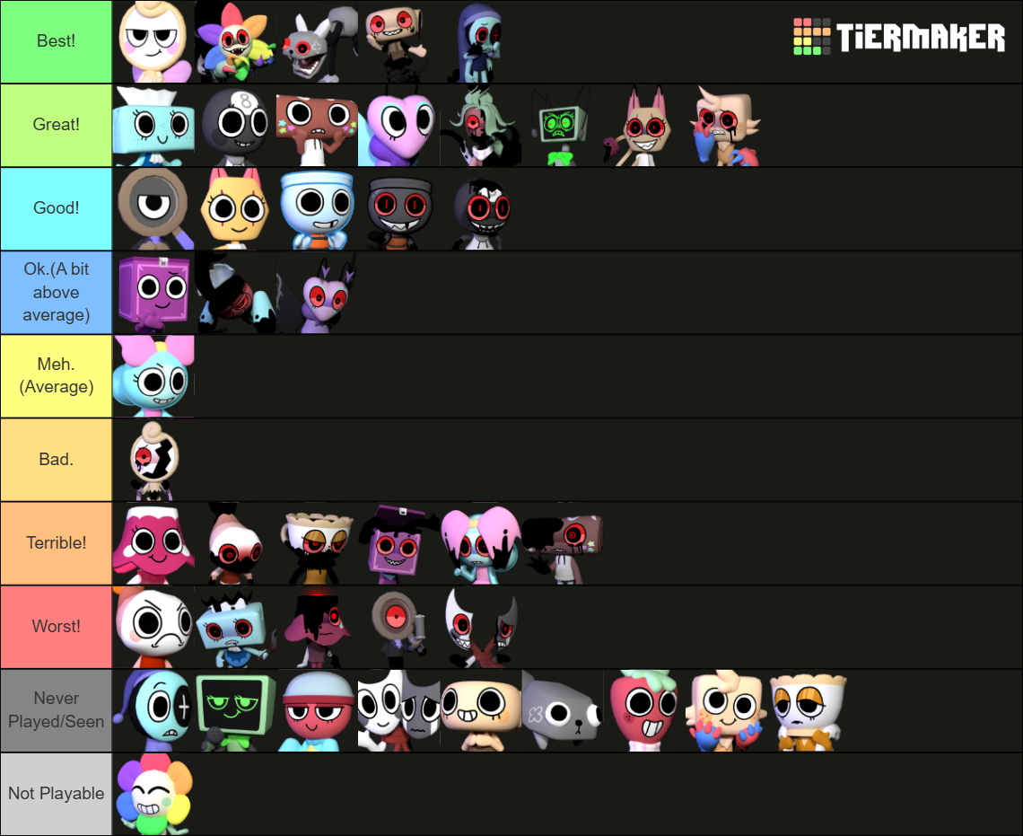Dandy's World Character Tier List (Community Rankings) - TierMaker