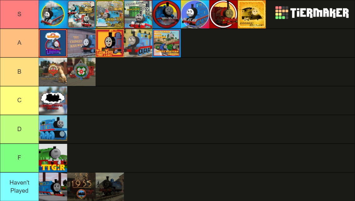 Thomas Roblox Games Tier List (Community Rankings) - TierMaker