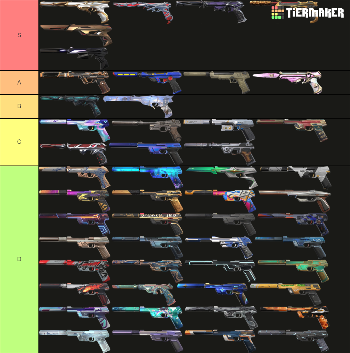 Valorant Ghost Skins (December 2024) Tier List (Community Rankings ...