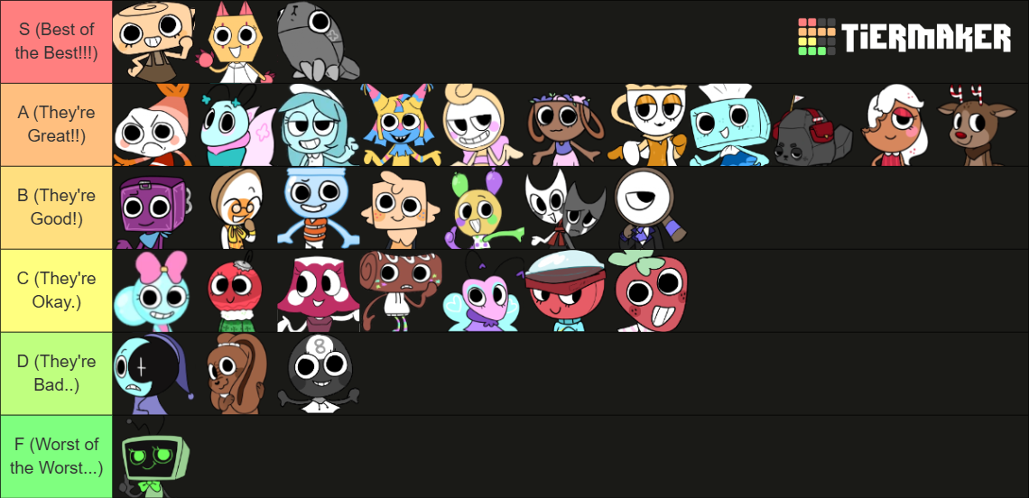 Dandy's World: Toon Tier List (Community Rankings) - TierMaker