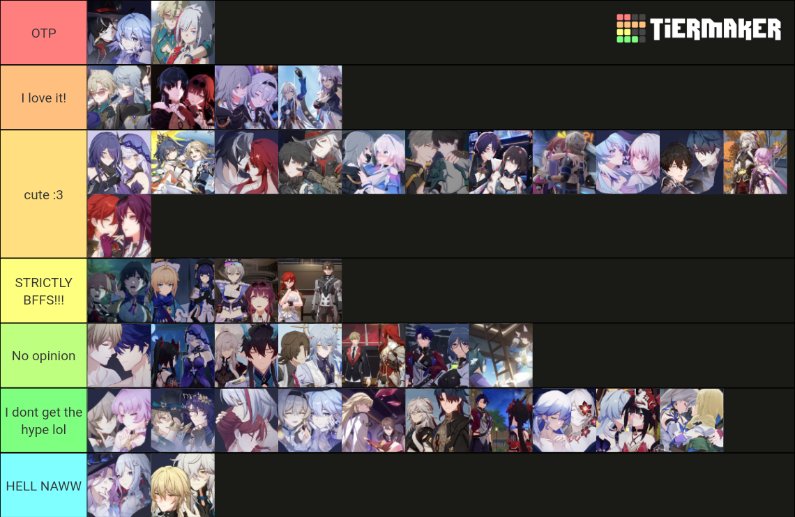 Rate HSR(Honkai: Star Rail) Ships! Tier List (Community Rankings ...