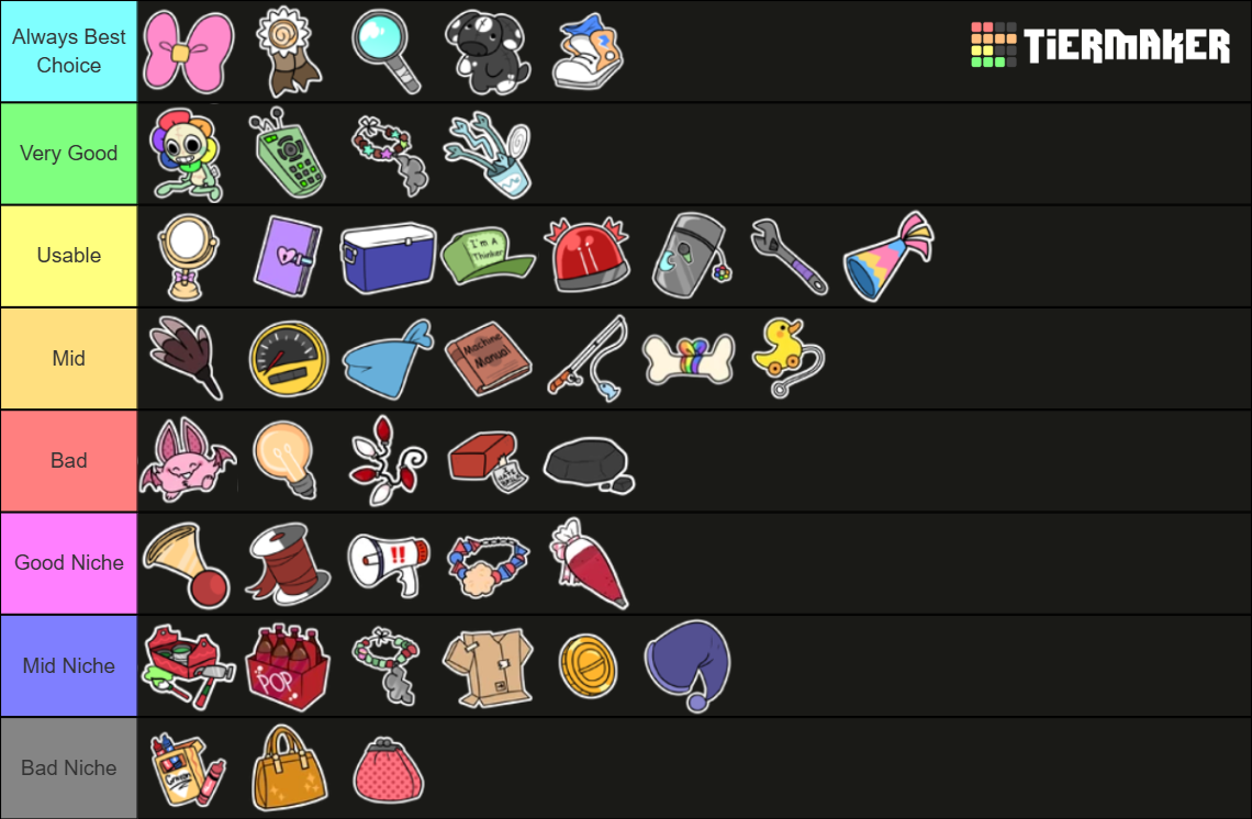 (Yatta Upd) Dandy's World Trinket Tierlist Tier List (Community ...