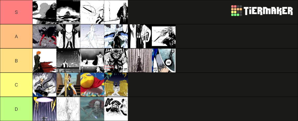All bankai in bleach Tier List (Community Rankings) - TierMaker