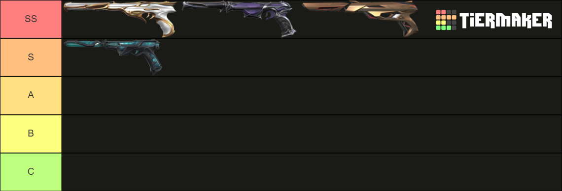 Valorant Ghost Skins (November 2024) Tier List (Community Rankings ...