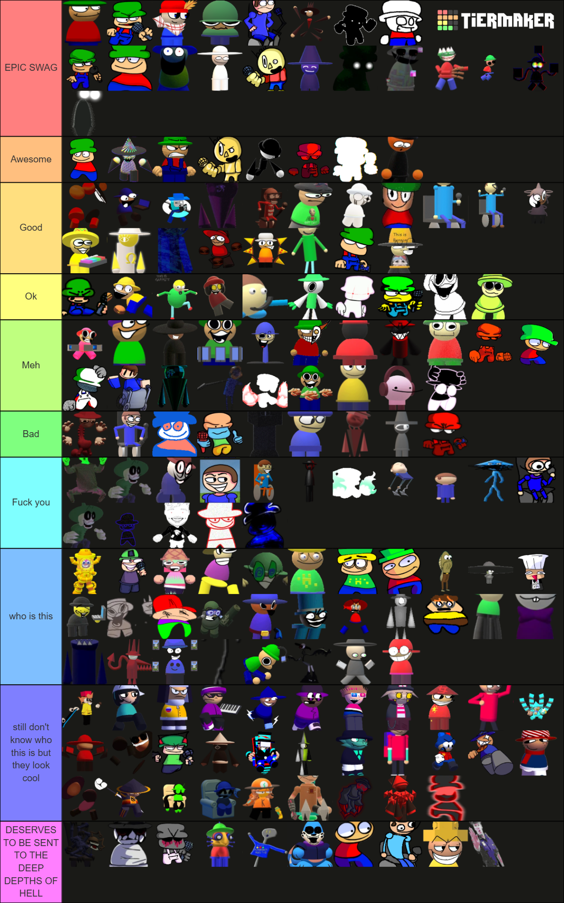 Dave and Bambi Characters Full Tier List (Community Rankings) - TierMaker
