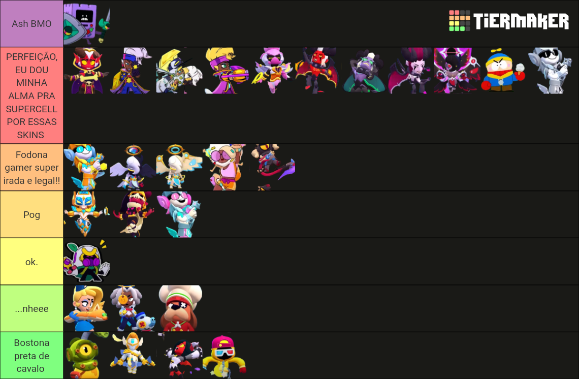 Brawl Talk October 2024 Skins Tier List (Community Rankings) - TierMaker
