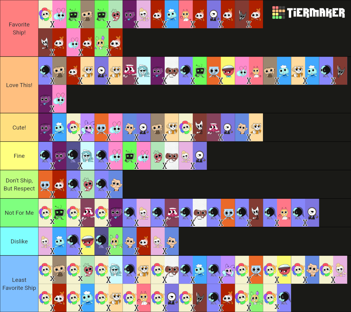 Dandy's World Ship Tier List (Community Rankings) - TierMaker