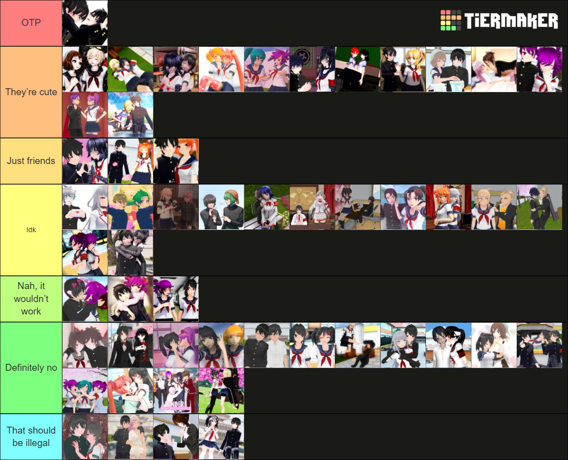 Yandere Simulator Ships Tier List (Community Rankings) - TierMaker