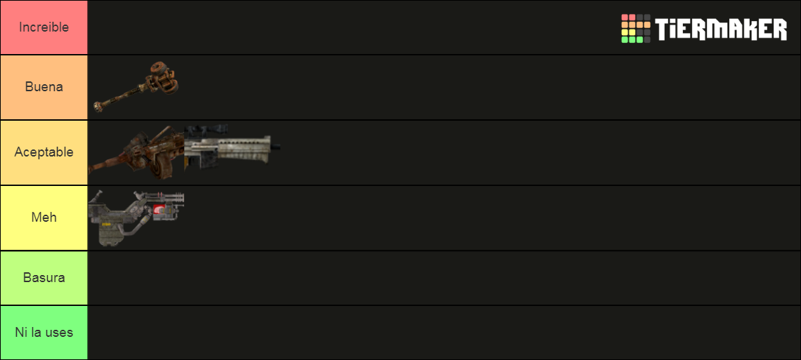 Fallout New Vegas Unique Weapons (All DLC) Tier List (Community ...