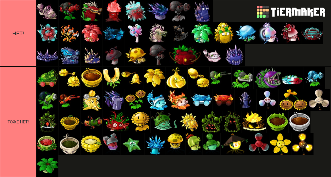 PVZ Fusion tierlist all plants Tier List (Community Rankings) - TierMaker