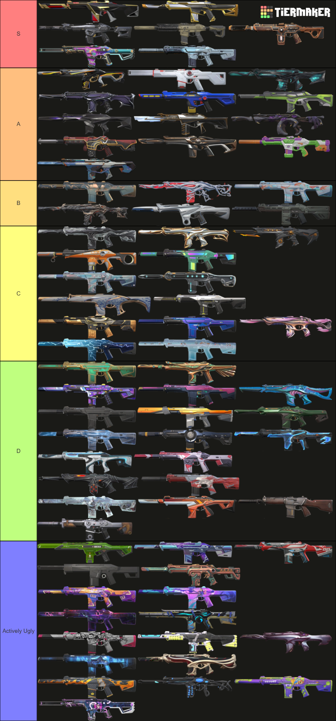 Valorant Phantom Skins (December 2024) Tier List (Community Rankings ...