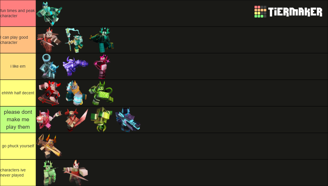 PHIGHTING! Phighters Tier List (Community Rankings) - TierMaker