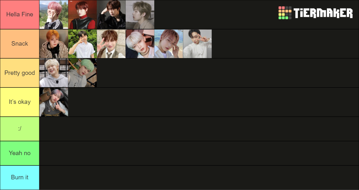 Ranking Enhypen members hair colors: Sunoo Tier List (Community ...