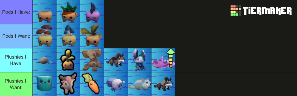 Palia Plushie Trafficking Tier List (Community Rankings) - TierMaker