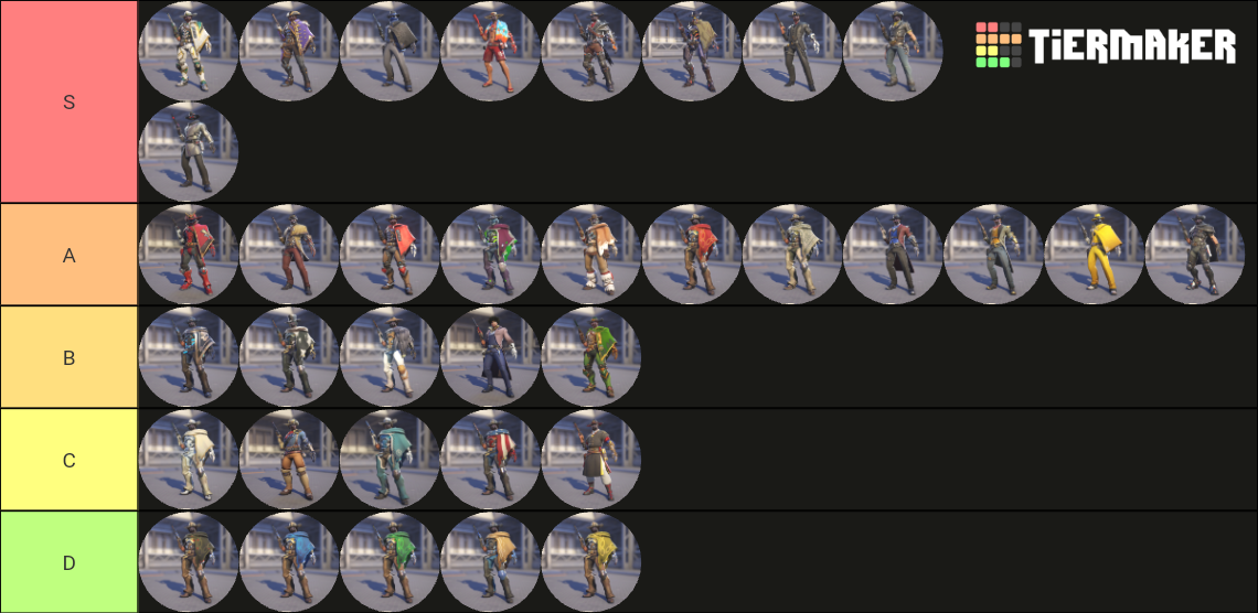 All Cassidy Skins Tier List (Community Rankings) - TierMaker