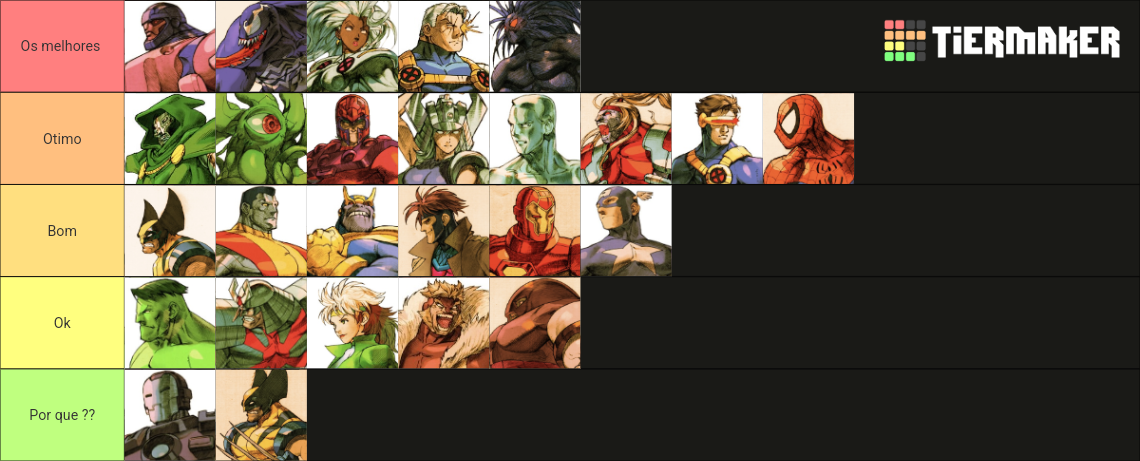 Marvel vs. Capcom 2: New Age of Heroes Tier List (Community Rankings ...