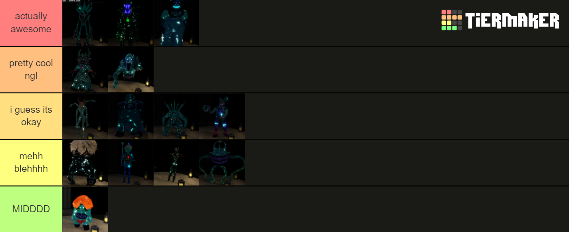 Pillar Chase 2 Diamond Skins Tier List (Community Rankings) - TierMaker