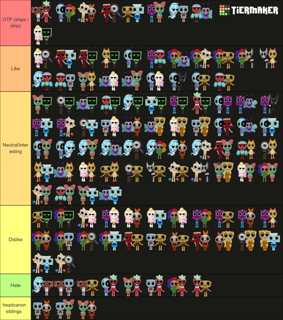 Dandy's world ships Tier List (Community Rankings) - TierMaker
