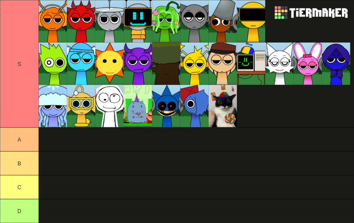 Incredibox: Sprunki Retake Tier List (Community Rankings) - TierMaker