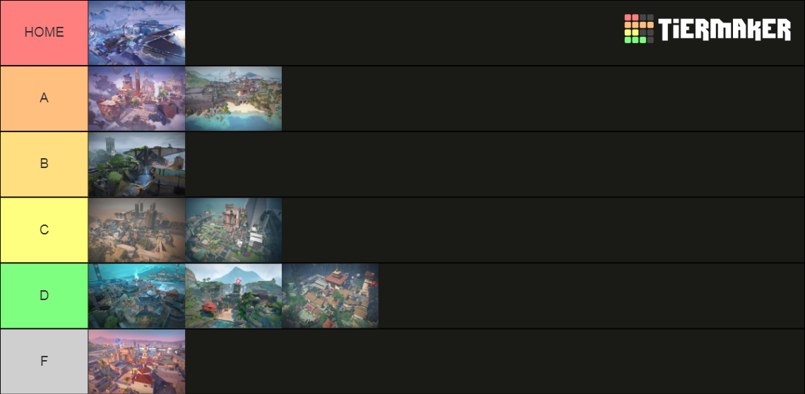 Valorant Maps (including sunset) Tier List (Community Rankings) - TierMaker