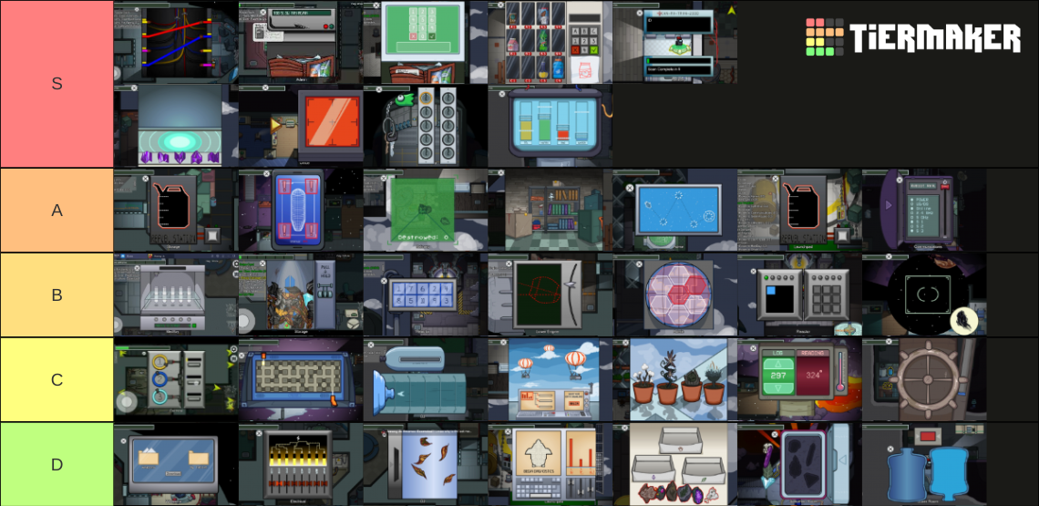 Among us Task Tier List (Community Rankings) - TierMaker