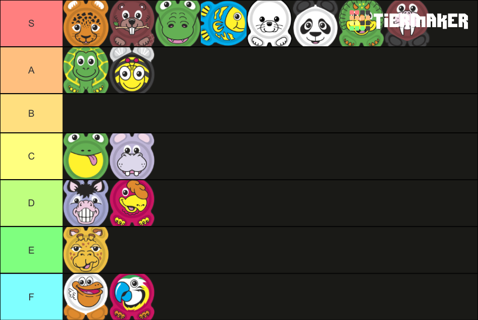 Zoo Pals Tier List (Community Rankings) - TierMaker