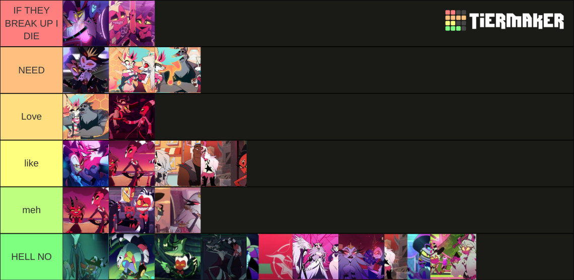 Helluva Boss Ships Ranking (REUPLOAD) Tier List (Community Rankings ...