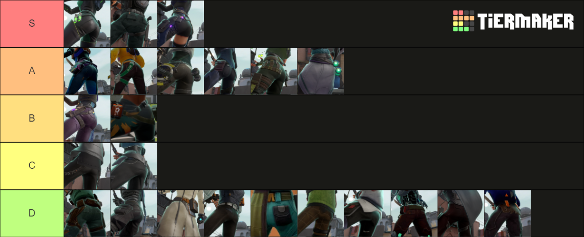 Valorant Asses Tier List (Community Rankings) - TierMaker