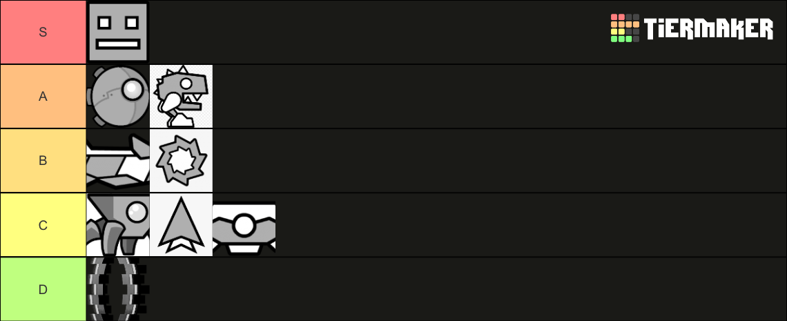 Geometry Dash Game Modes Tier List (Community Rankings) - TierMaker