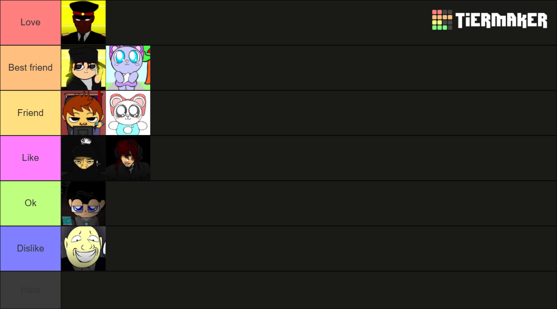 Pretty Blood All Characters Tier List (Community Rankings) - TierMaker